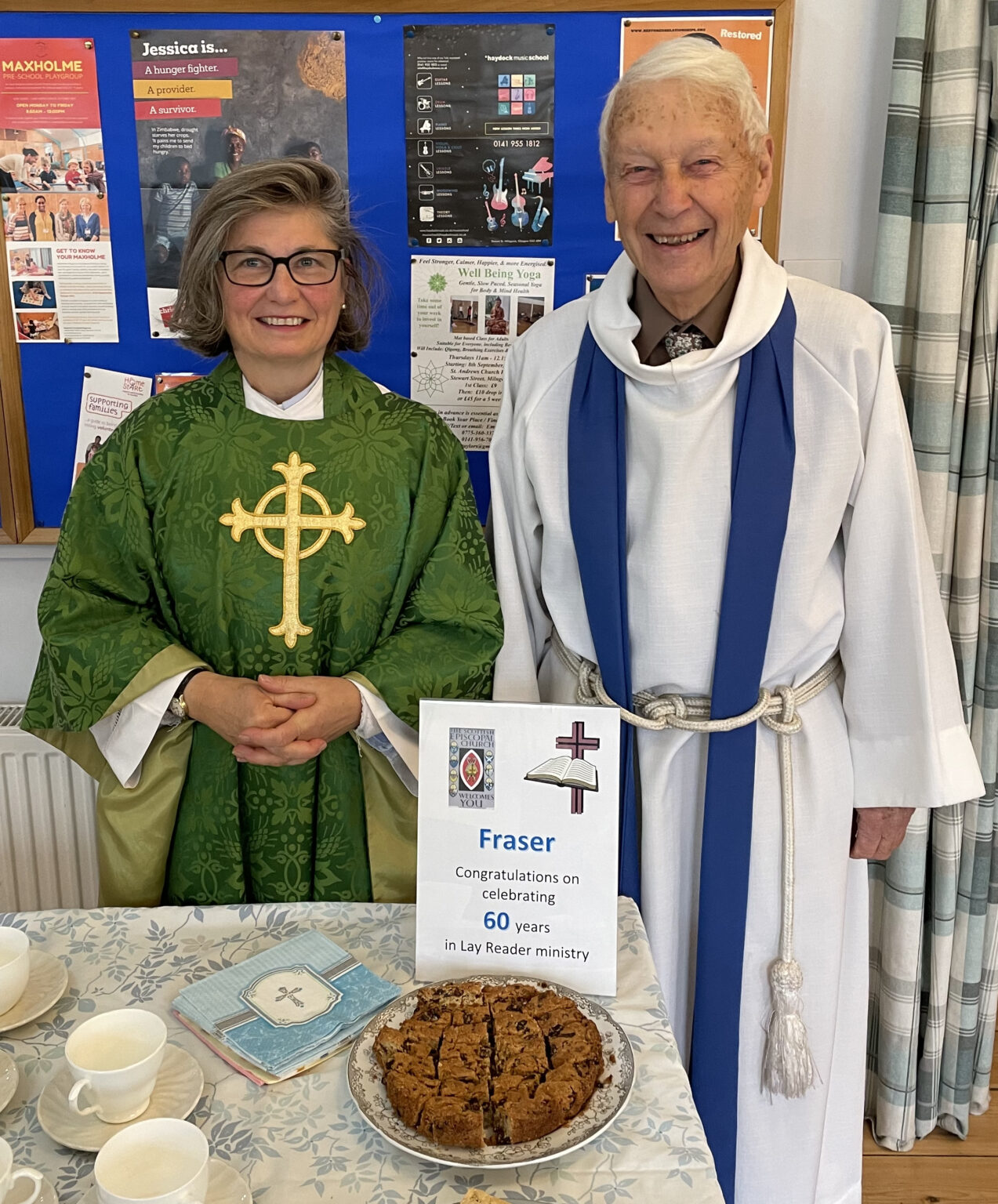 23rd October – Andrea’s Letter: Fraser’s Celebration of 60 Years as Lay ...